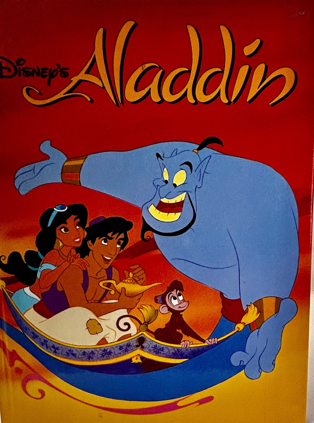 DISNEY ALADDIN BOOK, Excellent Condition, Vintage Child's Book. - Etsy