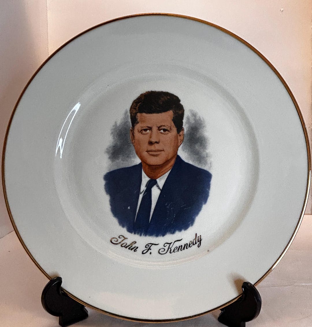 Vintage John F. Kennedy Commemorative Plate - West Germany, Excellent ...