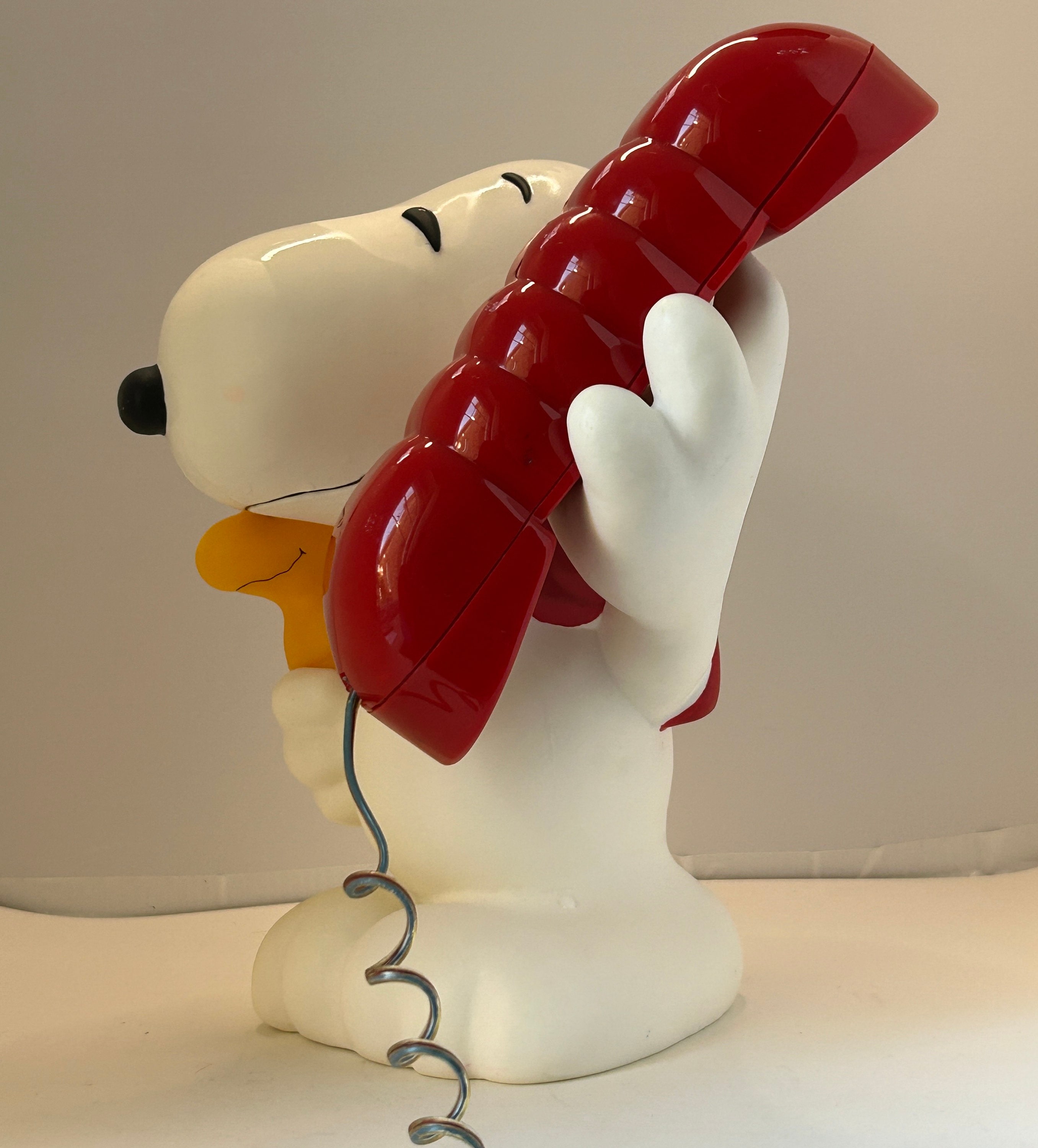 Snoopy Functioning Touch Tone Phone With Coin Bank, Very Good Vintage ...