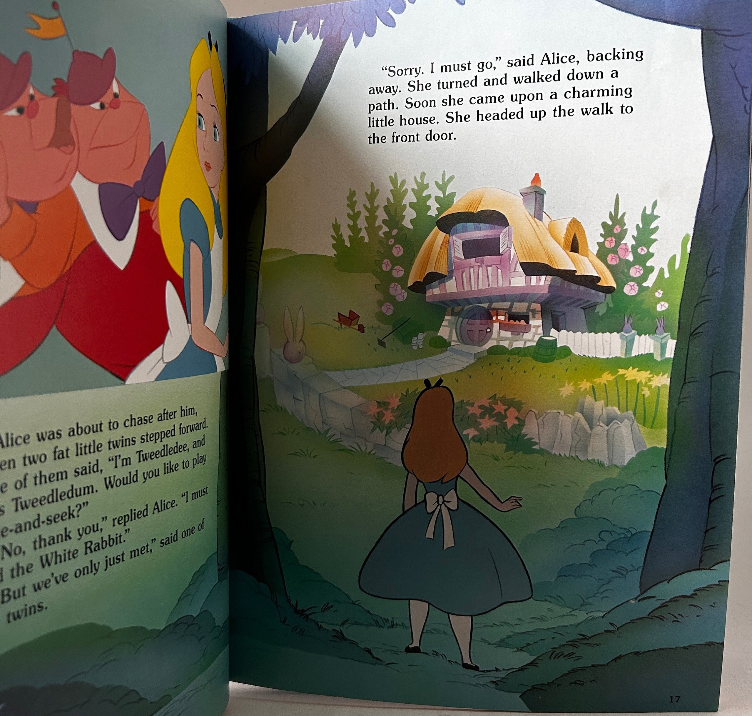 WALT DISNEY Alice in Wonderland Hard Cover Book, a Must-have for ...