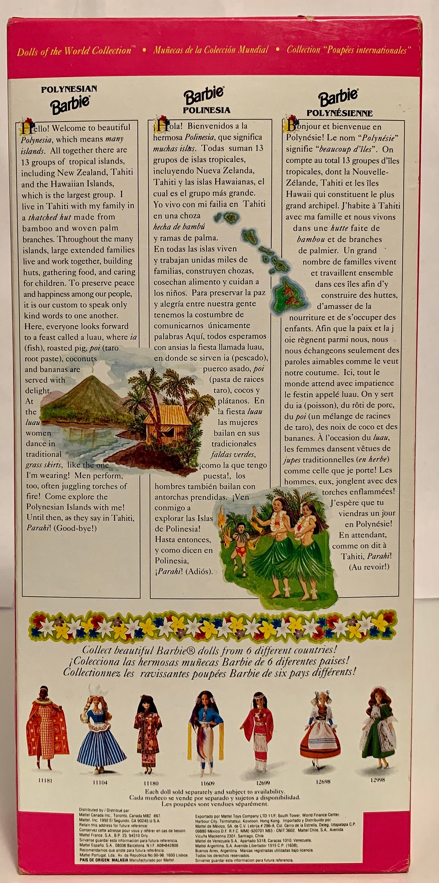 POLYNESIAN BARBIE. Special Edition. Dolls of the World - Etsy