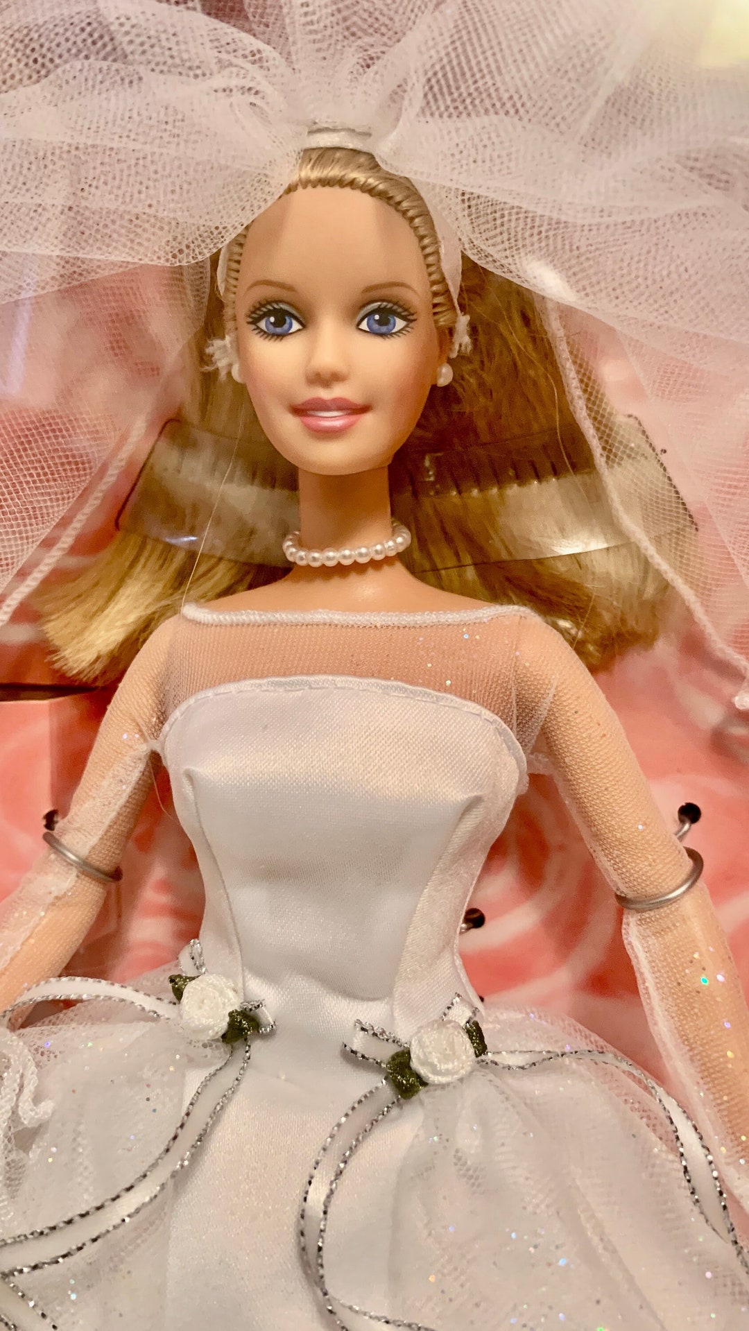 BARBIE, BLUSHING BRIDE, 1999 Barbie, New in Box, Never Removed From Box ...
