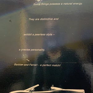 Ferrari Barbie No.2 New in Box Never Removed From Box Collector Edition ...