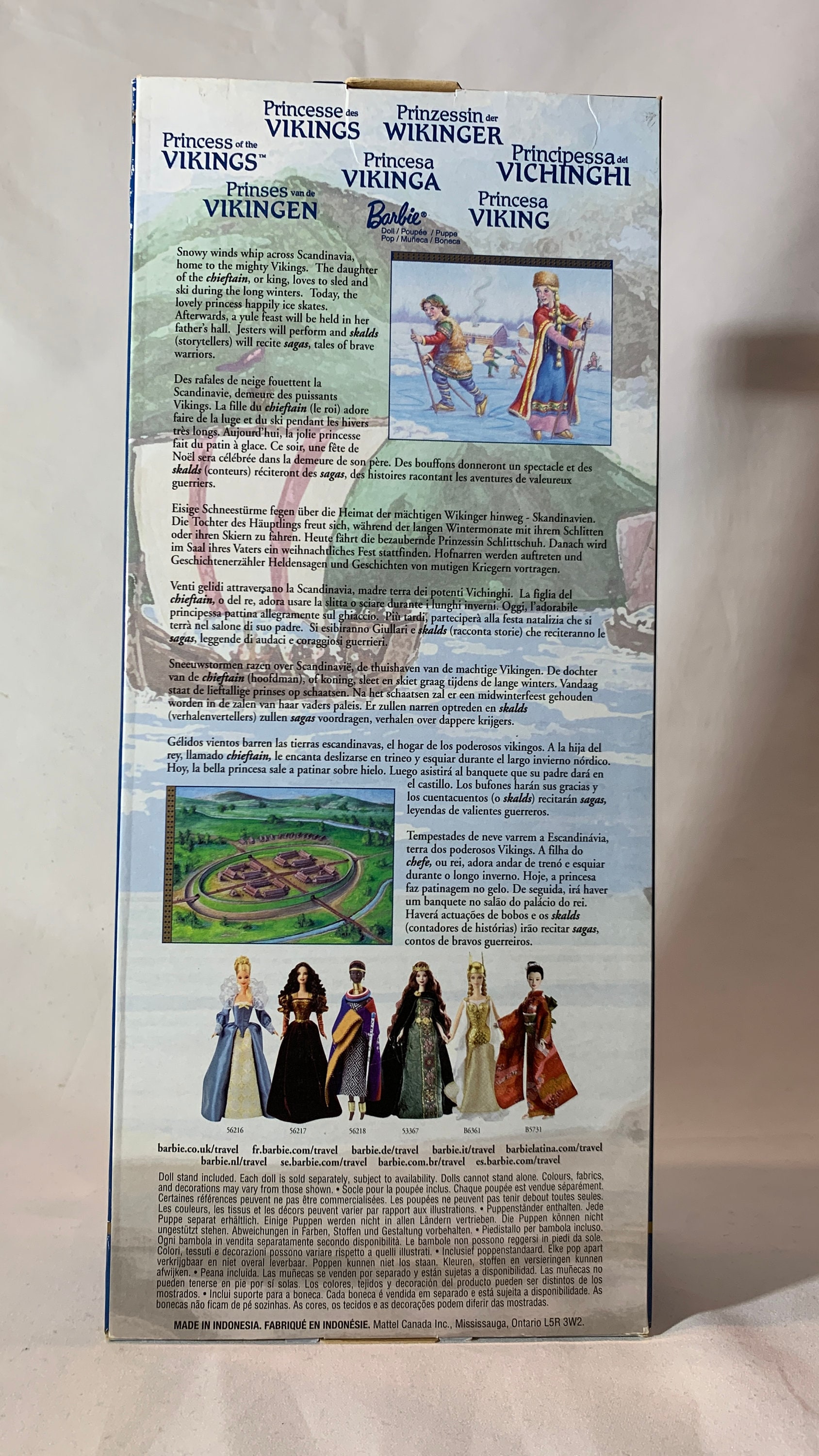 Barbie Princess of the Vikings, 2003 Dolls of the World Princess ...