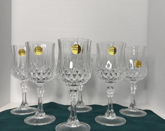 Vintage Cristal D'arques Cocktail Glasses Set of 5 | French Crystal D ...
