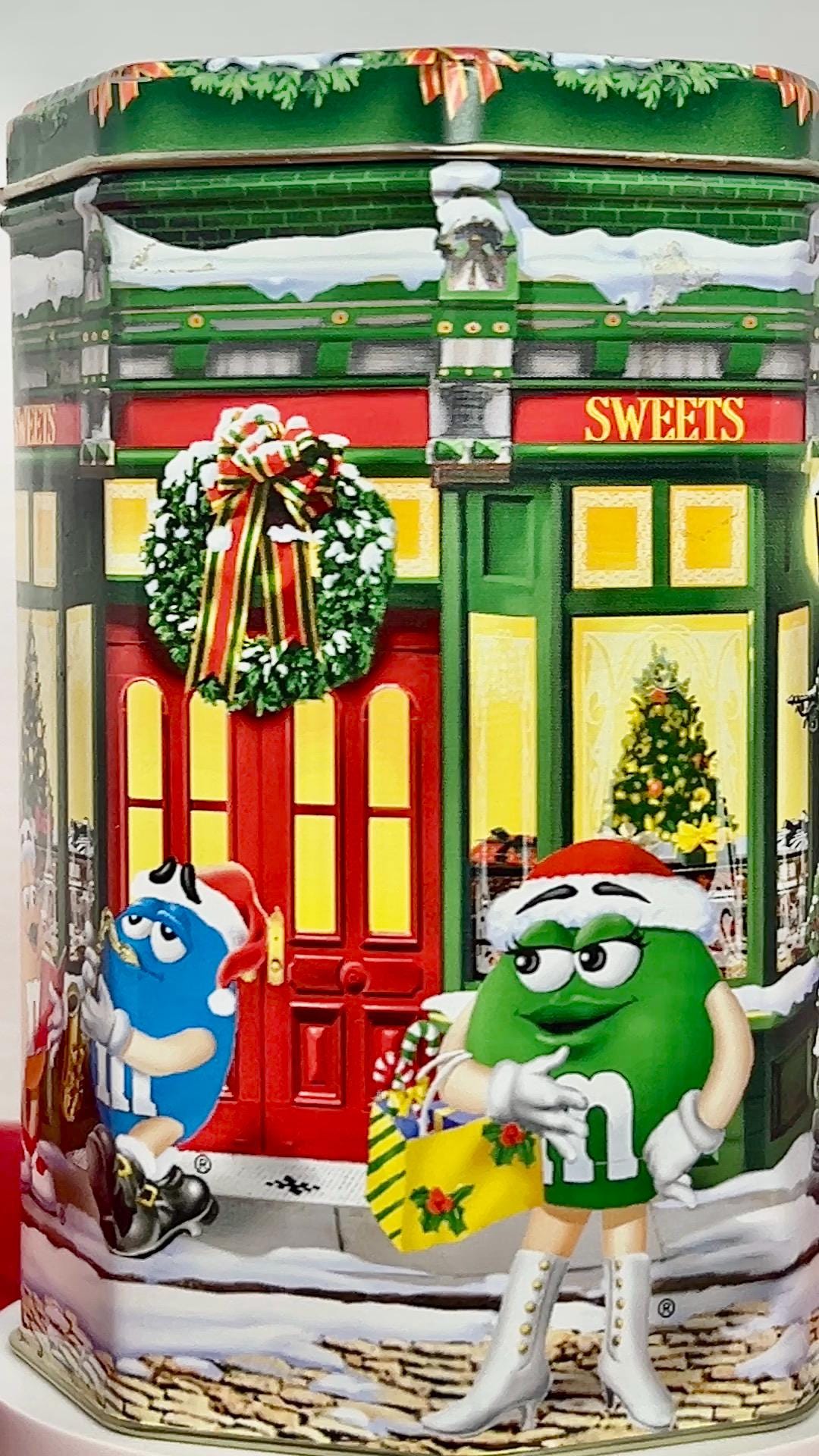 1998 M and Ms Christmas Village Confectionery and Patisserie Tin ...