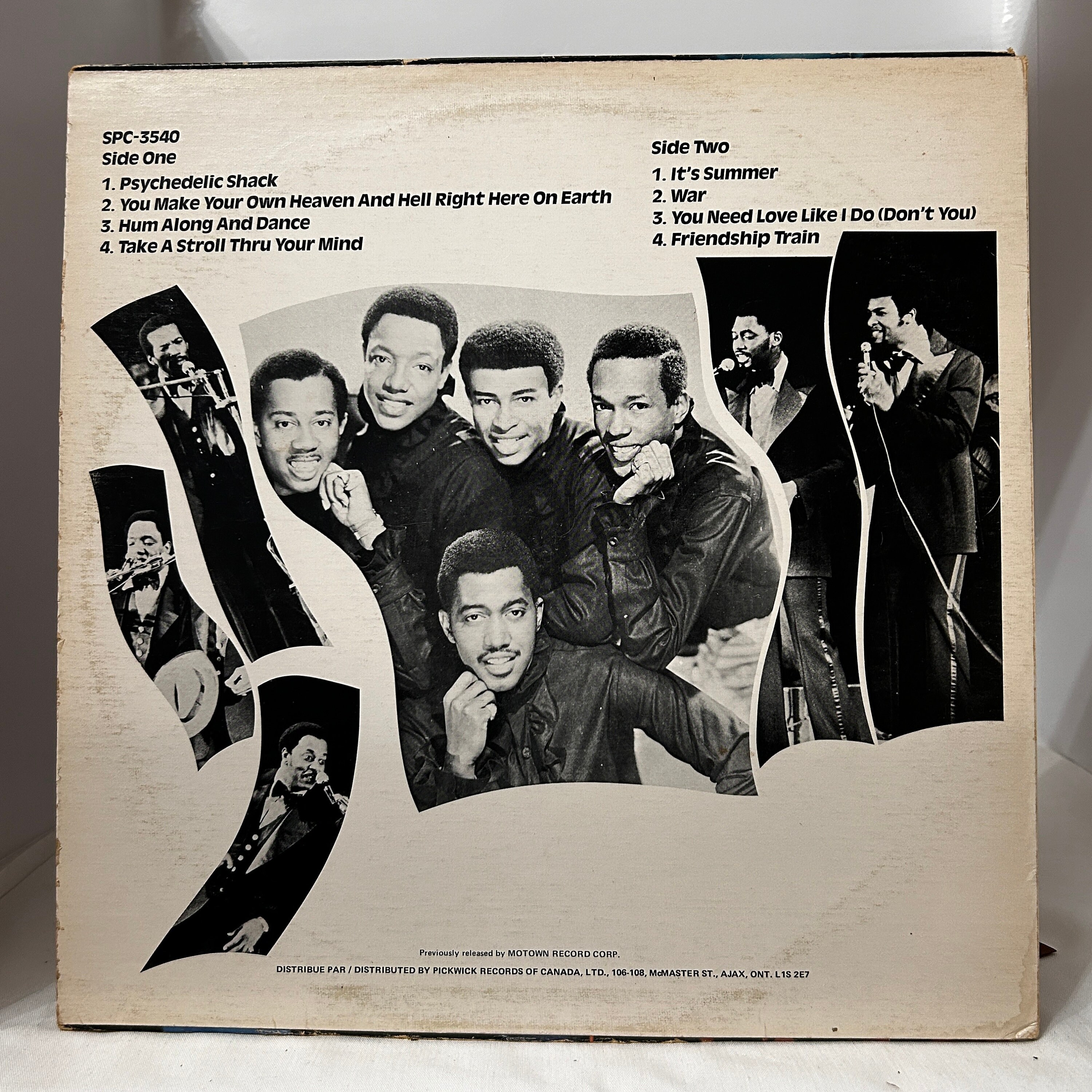 THE TEMPTATIONS PSYCHEDELIC Shack Record Record Listened to - Etsy