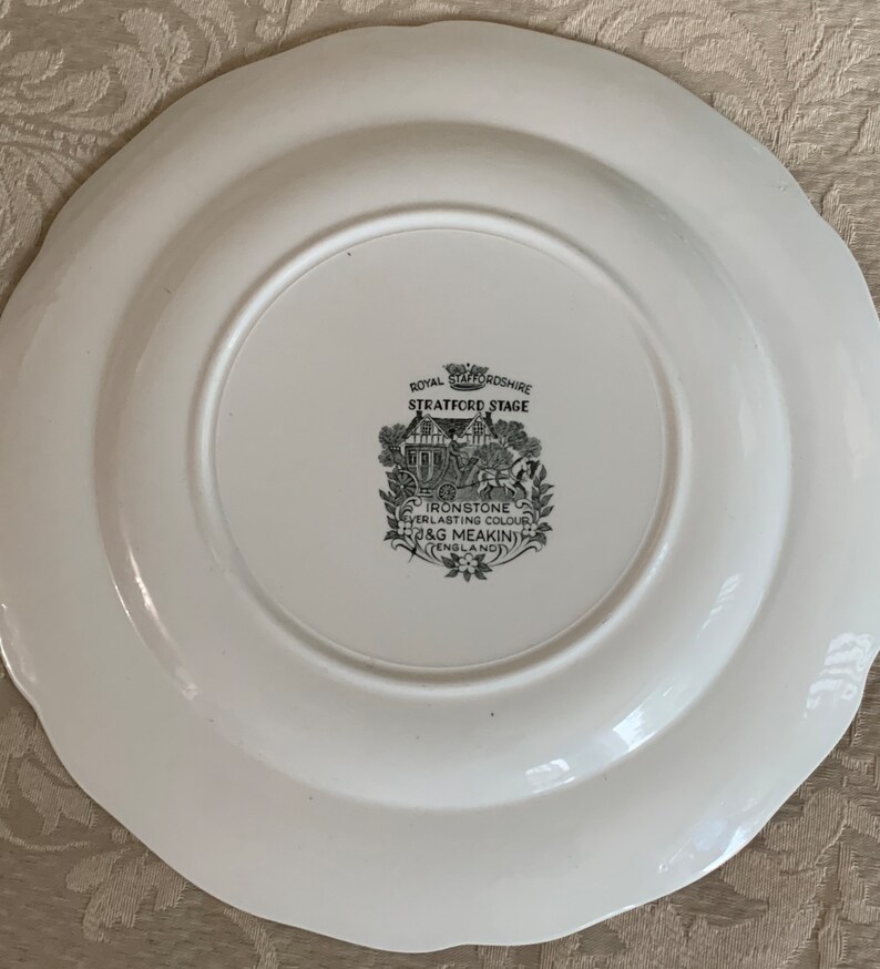 Royal Staffordshire Collectible Plate, Stratford Stage. ironstone ...