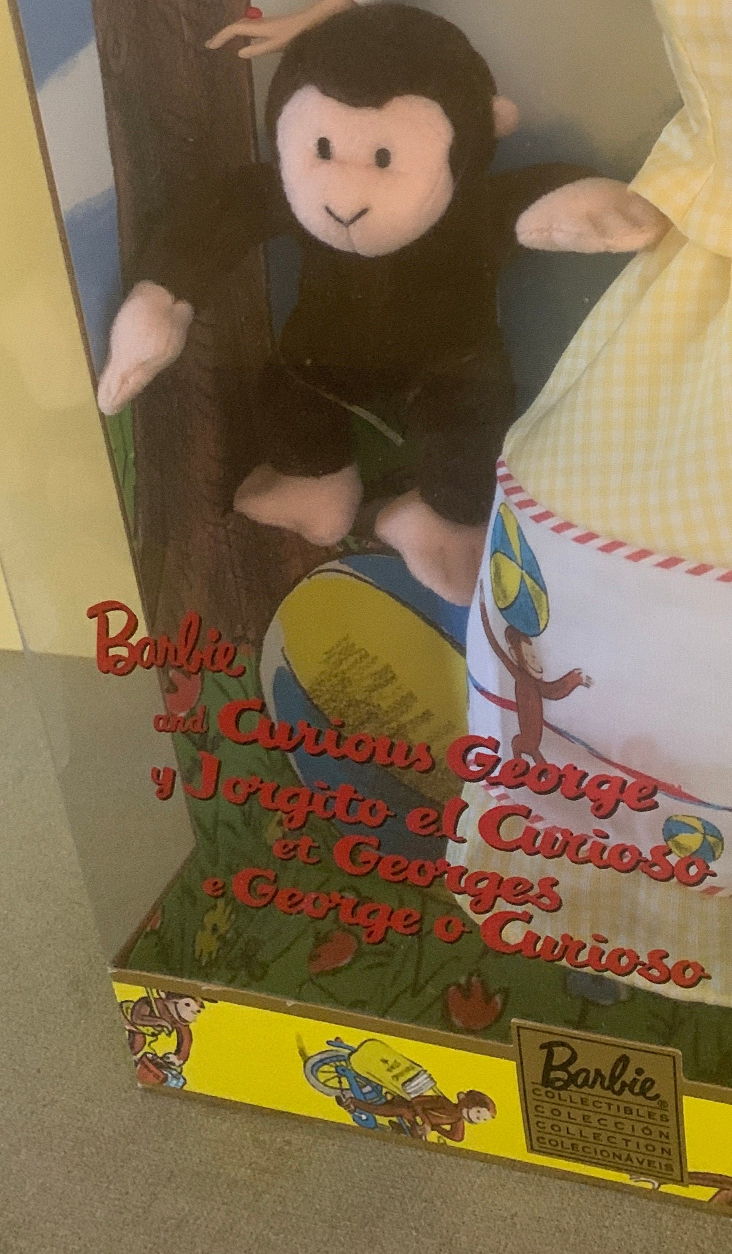 BARBIE and CURIOUS GEORGE, Collector Edition, New in Box.never Removed ...