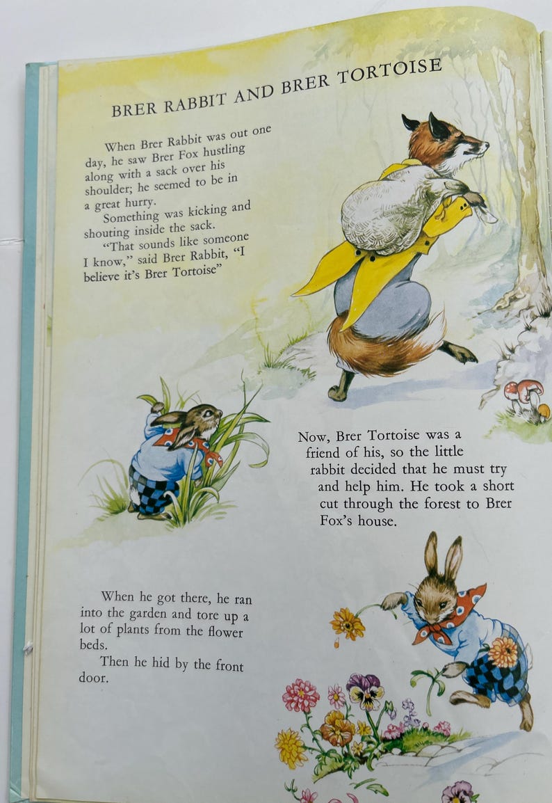 BRER RABBIT, my Big Book of Brer Rabbit Stories, Illustrated by Rene ...