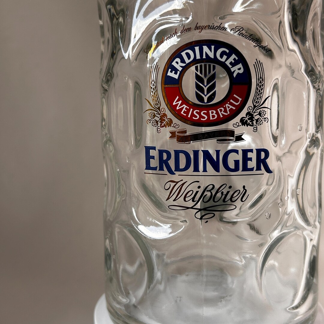1.5LT ERDINGER WEISSBRAU Beer Stein , Excellent Condition, No Flaws ...