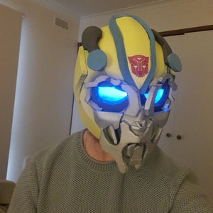 Bumblebee Transformers Mask Template - Etsy