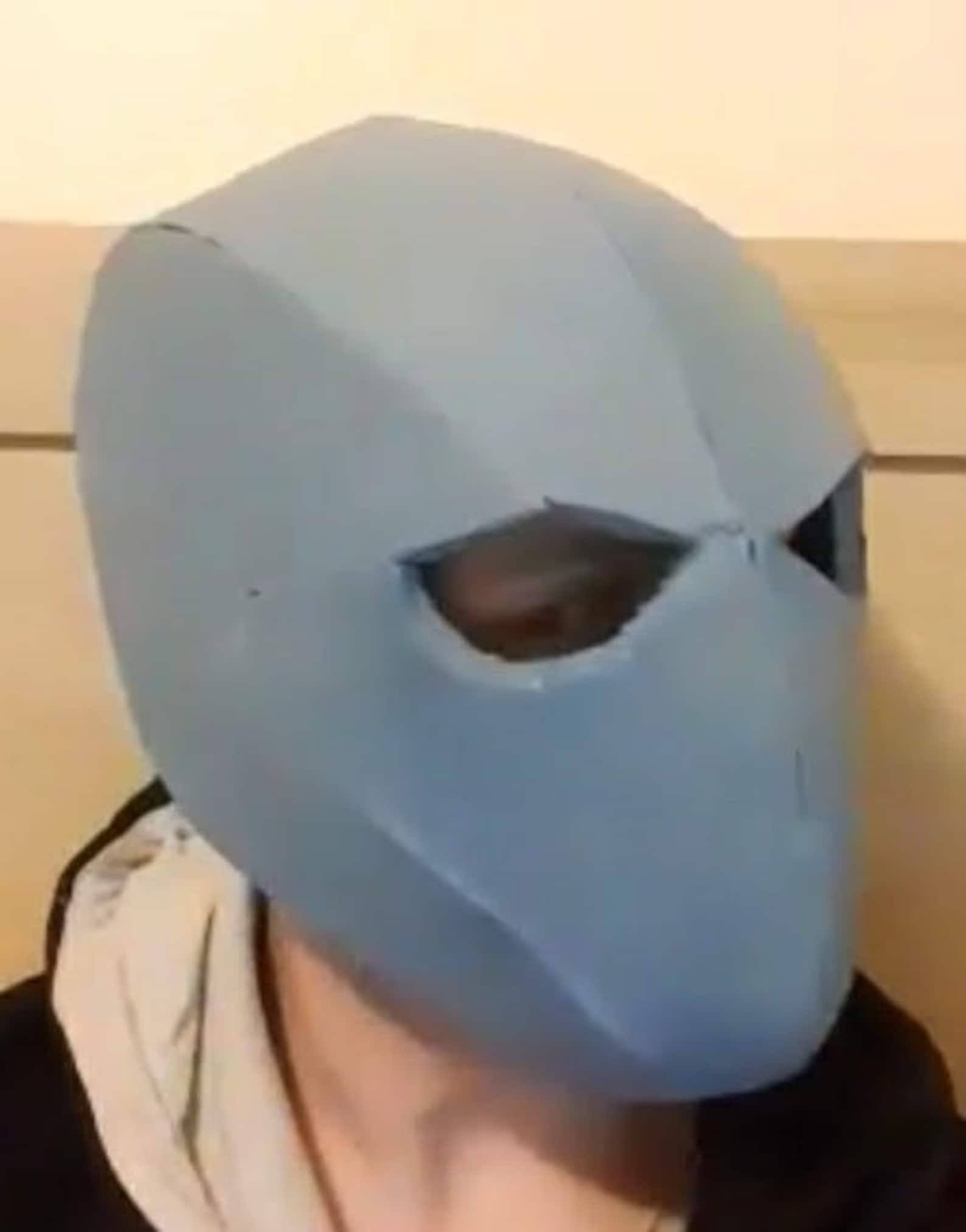 Deadpool Face-shell EVA Mask Template - Etsy