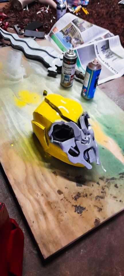 Bumblebee Transformers Mask Template - Etsy