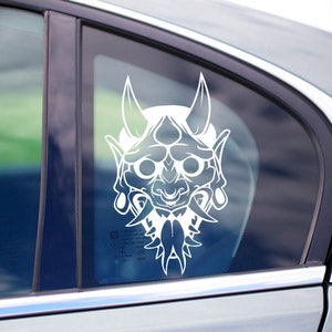 ONI MASK DECAL V2 Jdm Decal Oni Sticker Car Decals - Etsy