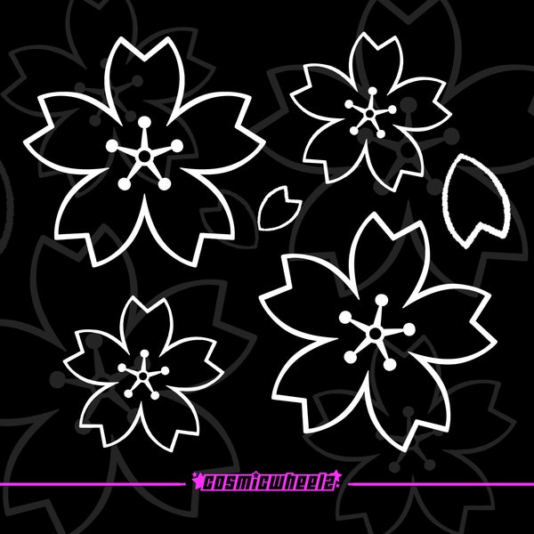 Car Decals Sakura - Etsy