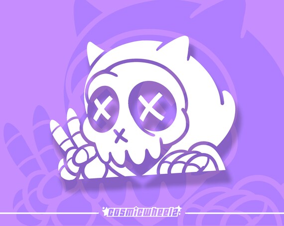 SKULLY PEEKER Vinyl Decal Jdm Decal Car Stickers Skull - Etsy