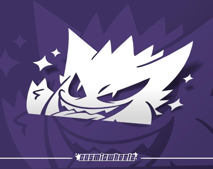 GENGAR PEEKER | Car Decal | Vinyl Decal | Jdm - Etsy