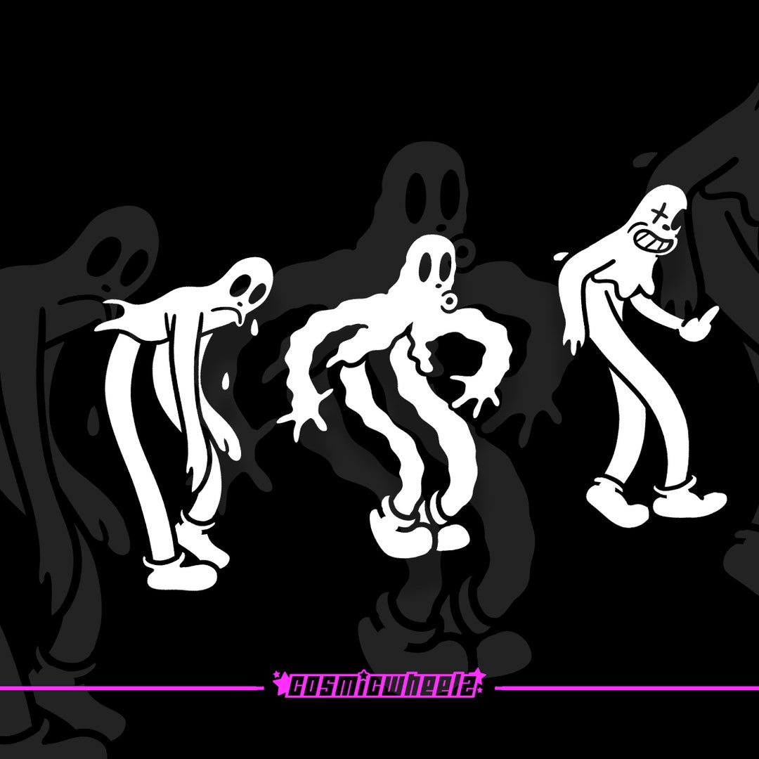 DANCING GHOSTS Koko Ghostmane Jdm Decal Car Sticker Vinyl Decal - Etsy Canada