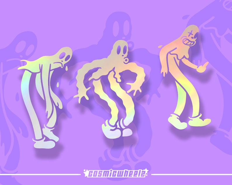 DANCING GHOSTS Koko Ghostmane Jdm Decal Car Sticker - Etsy