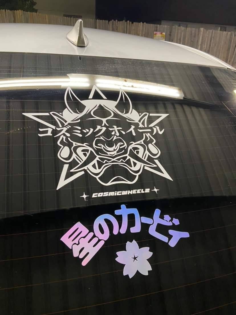 ONI BANNER Vinyl Decals Jdm Banners Car Stickers - Etsy Australia