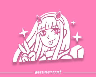 Zero Two Decal - Etsy
