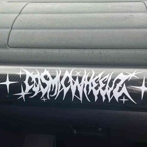 COSMICWHEELZ BANNER DECAL |jdm Decal | Vinyl Window Banners| Jdm Banner ...