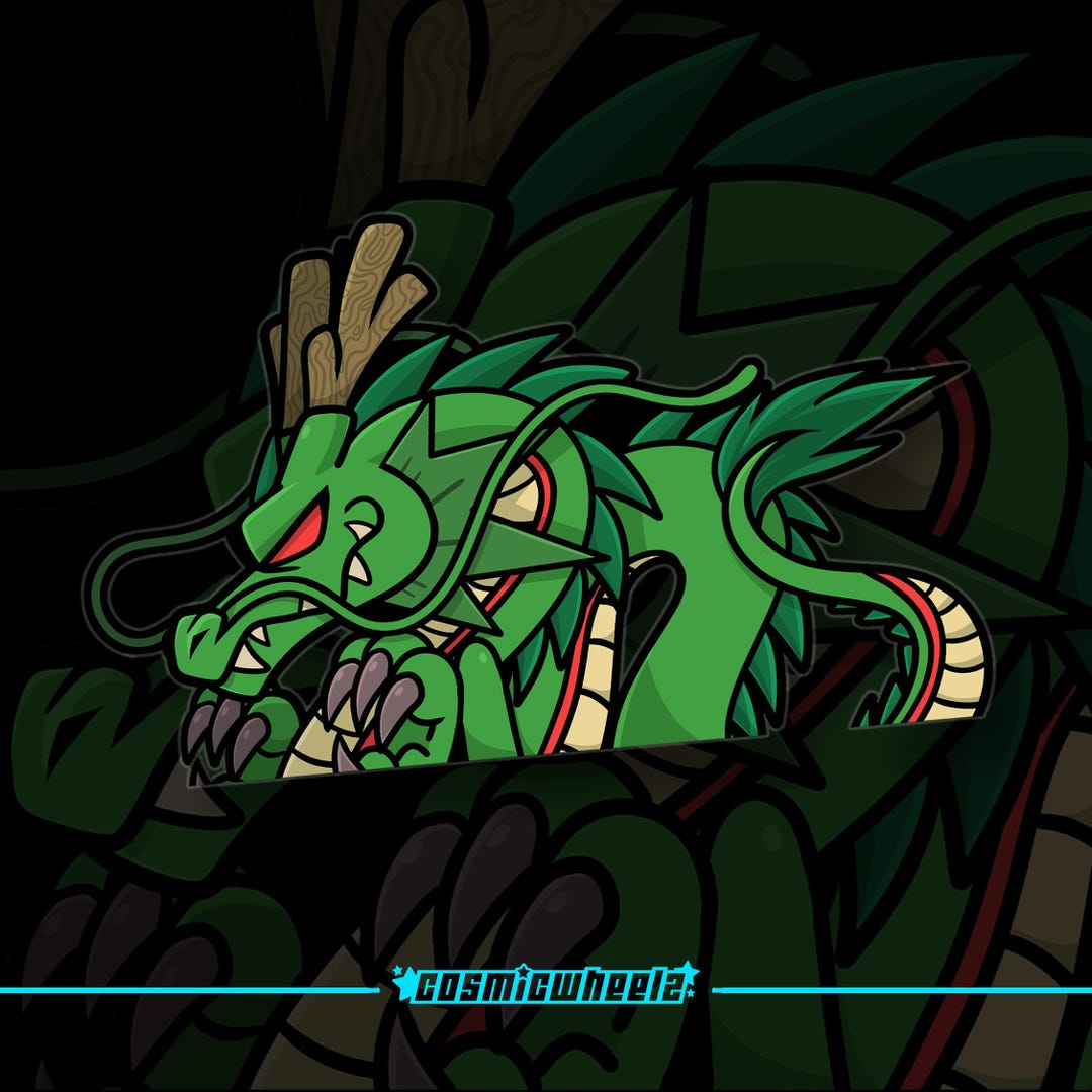 SHENRON DRAGON PEEKER Dragon Sticker Jdm Car Decals - Etsy