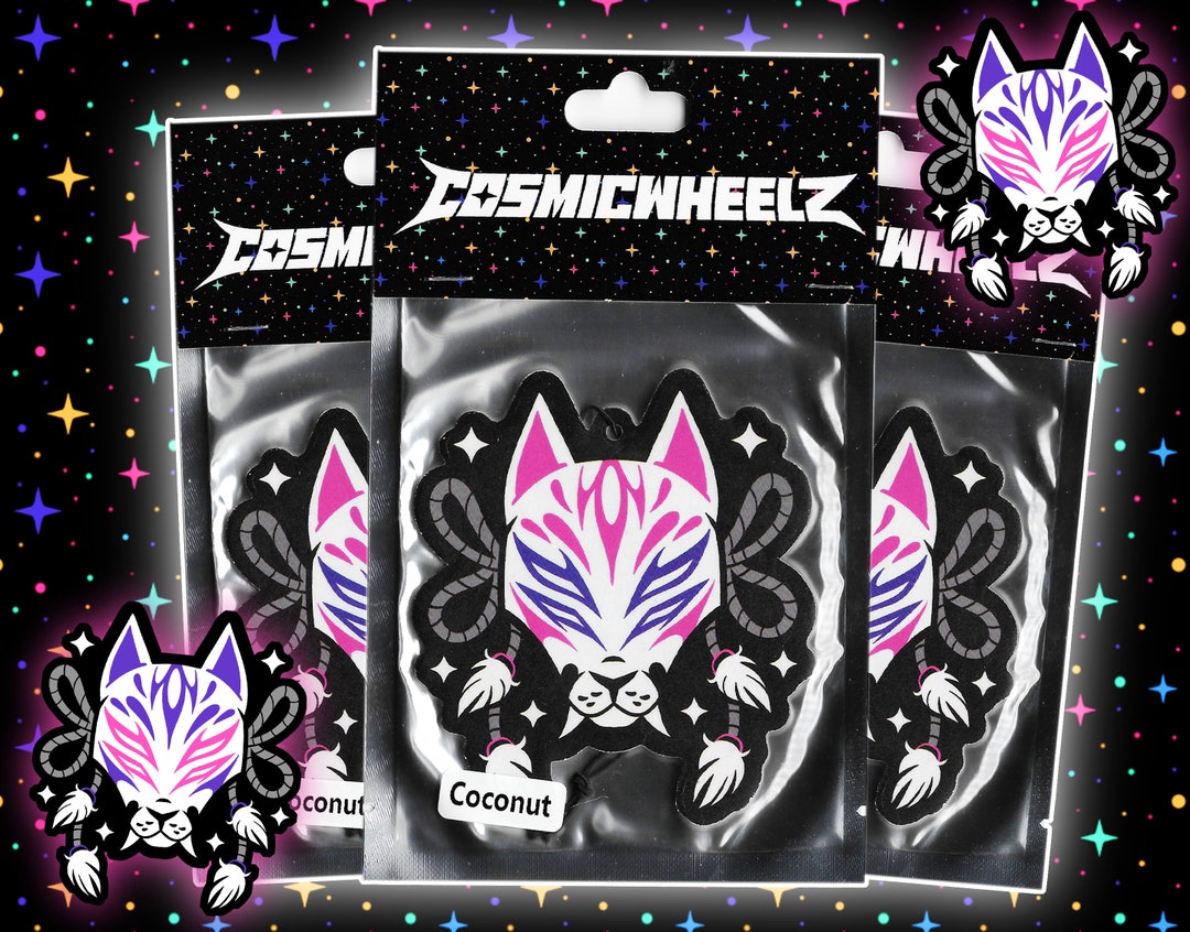 KITSUNE AIRFRESHENER Jdm Fox Mask Fox Air Freshener Car Accessory - Etsy