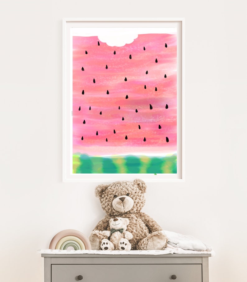 Watermelon Wall Art - Etsy