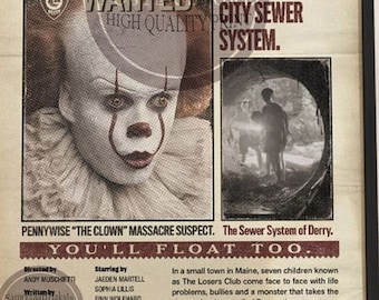 Derry Missing Poster - Etsy