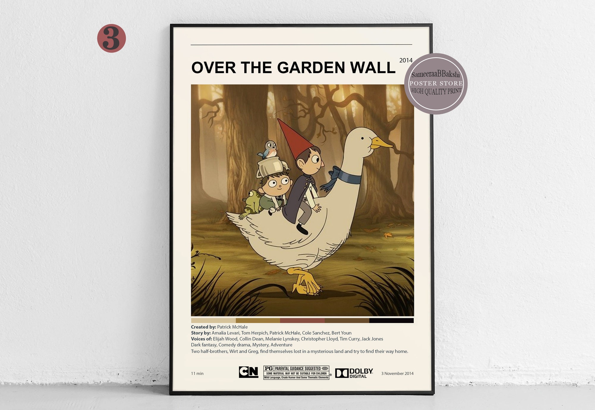 Custom Over The Garden Wall Animated Tv Miniseries Poster, Brothers ...
