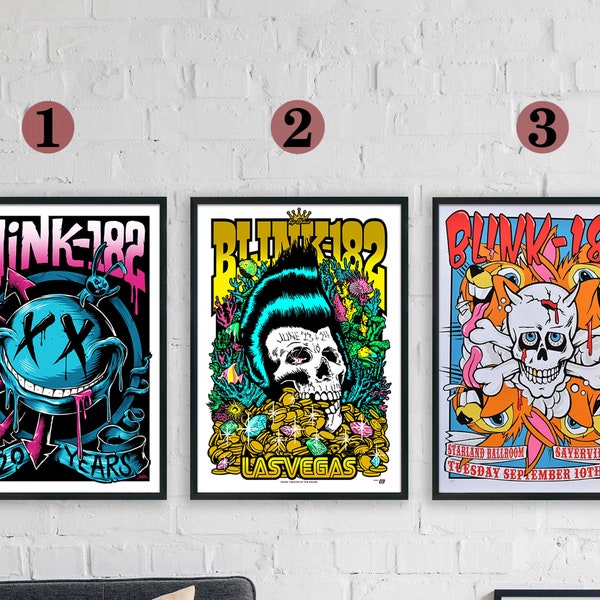 Blink 182 Poster - Etsy