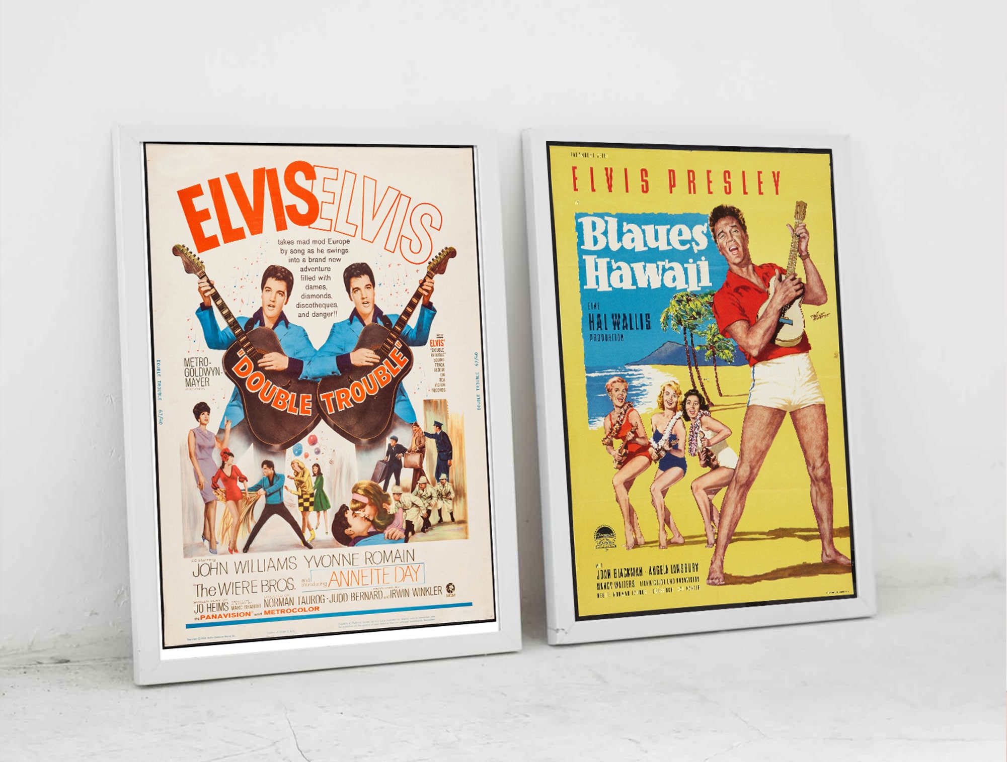 Elvispresley in Blue Hawaii Poster King of Rockn Roll Retro - Etsy