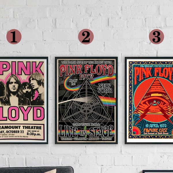 Pink Floyd Poster - Etsy
