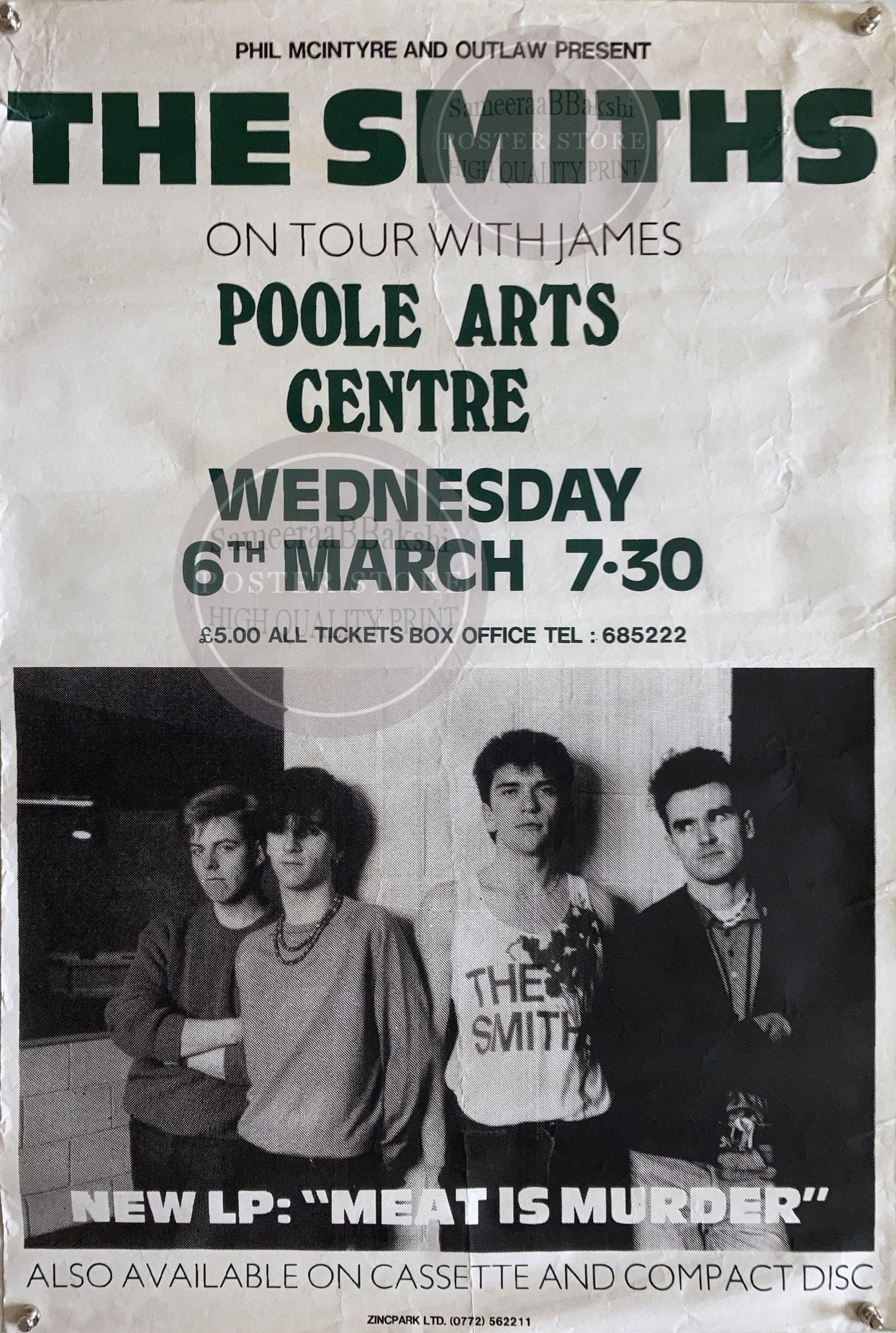 The Smiths Poster Vintage