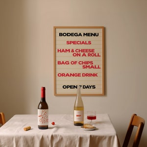 Bodega Order Jlo Poster, New York City Art Print, Meme Gift Idea ...