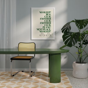 Bus Club Another Club Wall Art Lady Gaga Trendy Digital Print for Home ...