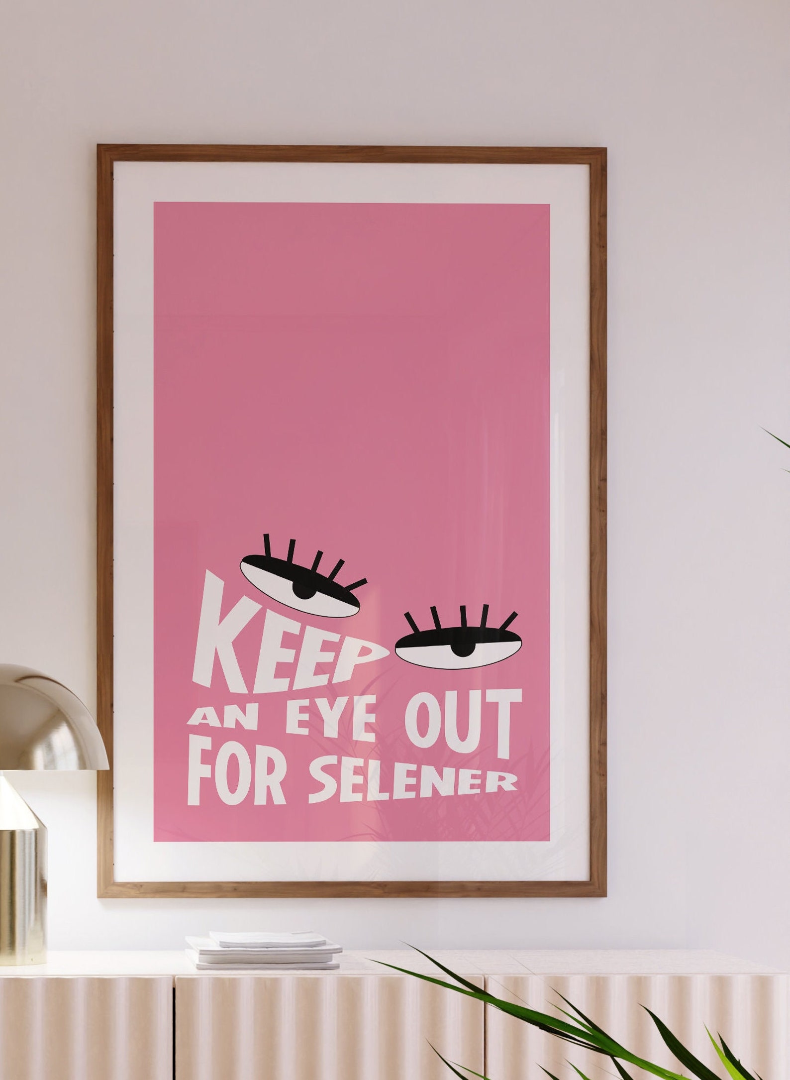 Keep an Eye Out for Selener Wall Art | Nicki Minaj | Selena Gomez ...
