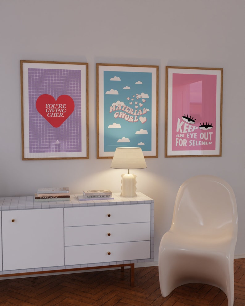 The it Girl Starter Pack Set of 3 Digital Poster - Etsy