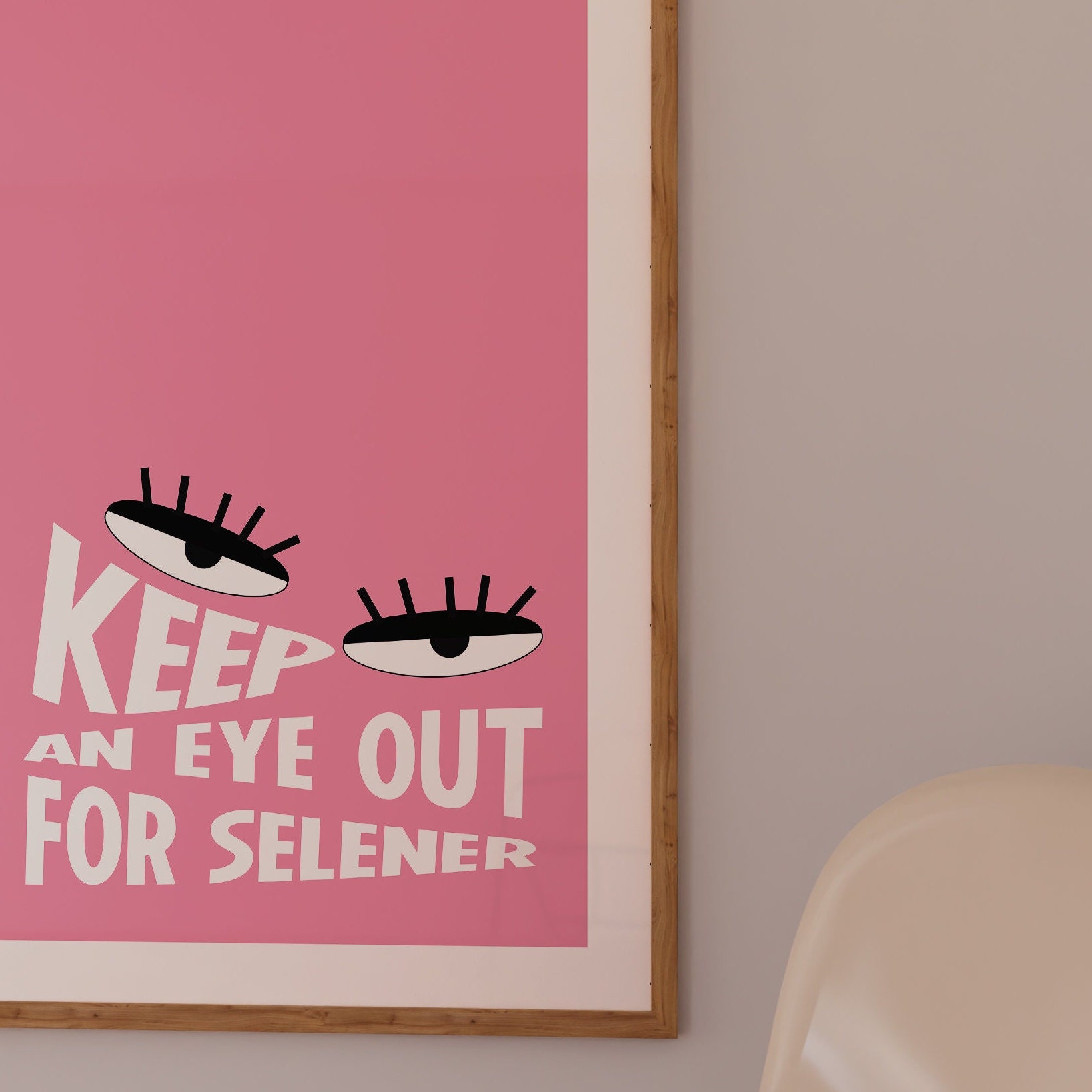 Keep an Eye Out for Selener Wall Art | Nicki Minaj | Selena Gomez ...