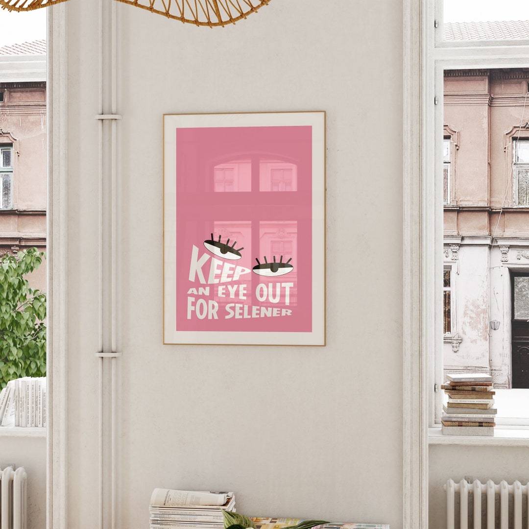 Keep an Eye Out for Selener Wall Art | Nicki Minaj | Selena Gomez ...