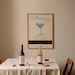 Martini Dinner Club Print, Hand-illustrated Supper Club Poster ...