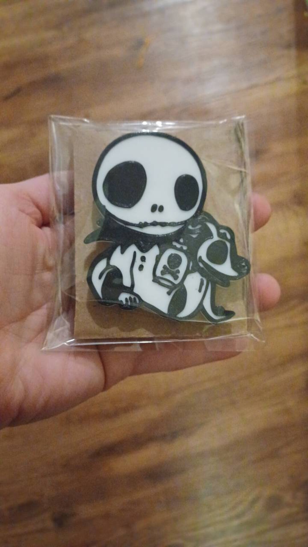 Baby Jack Skelly and Zero NBC Wall Decor/ Magnet/ Cake Topper/ Party ...