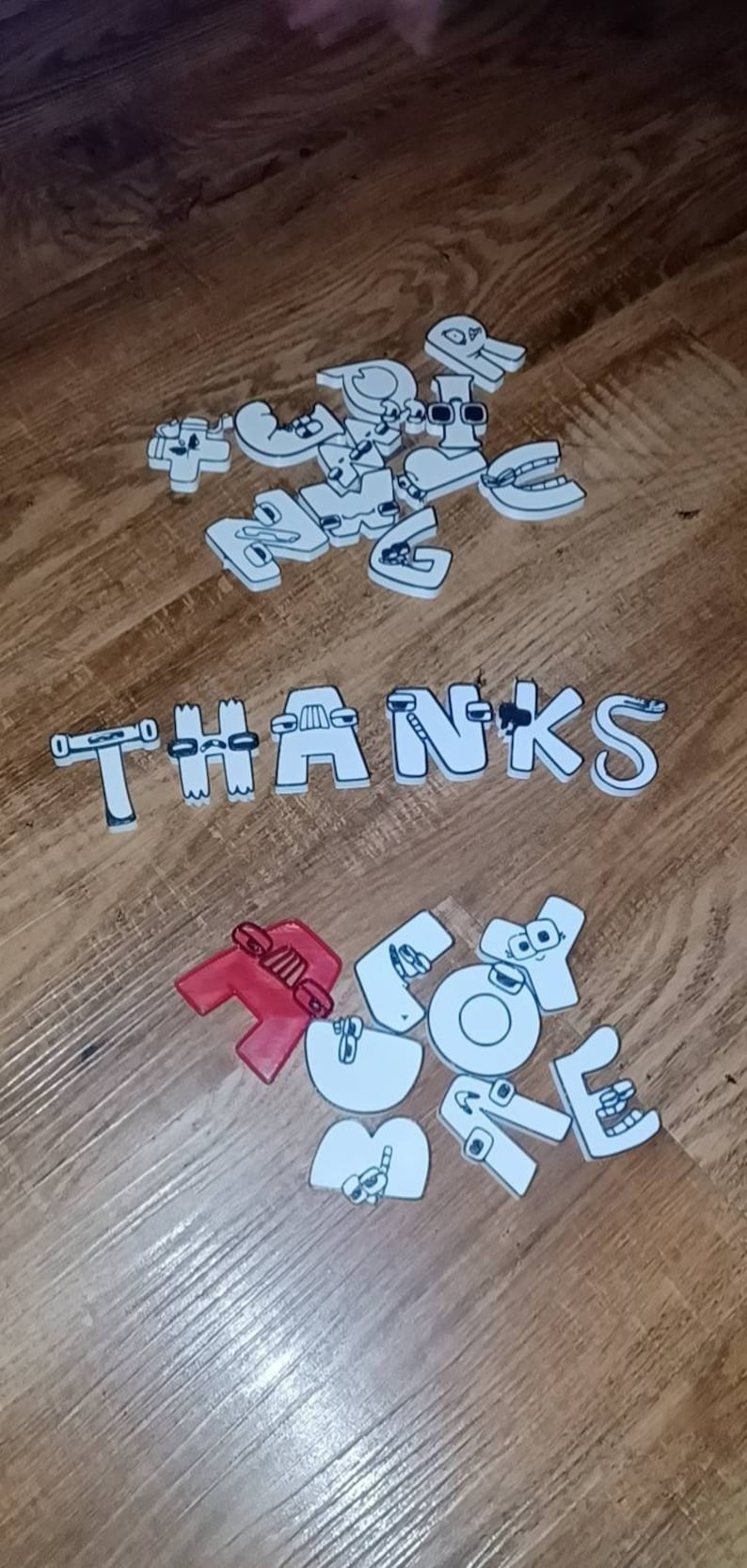 Alphabet Letter Characters for Learning/pretend Play/ - Etsy