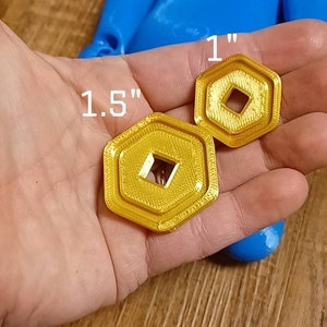 Roblox Pretend Play Plastic Gold Coins Kids Birthday Gifts, Party ...
