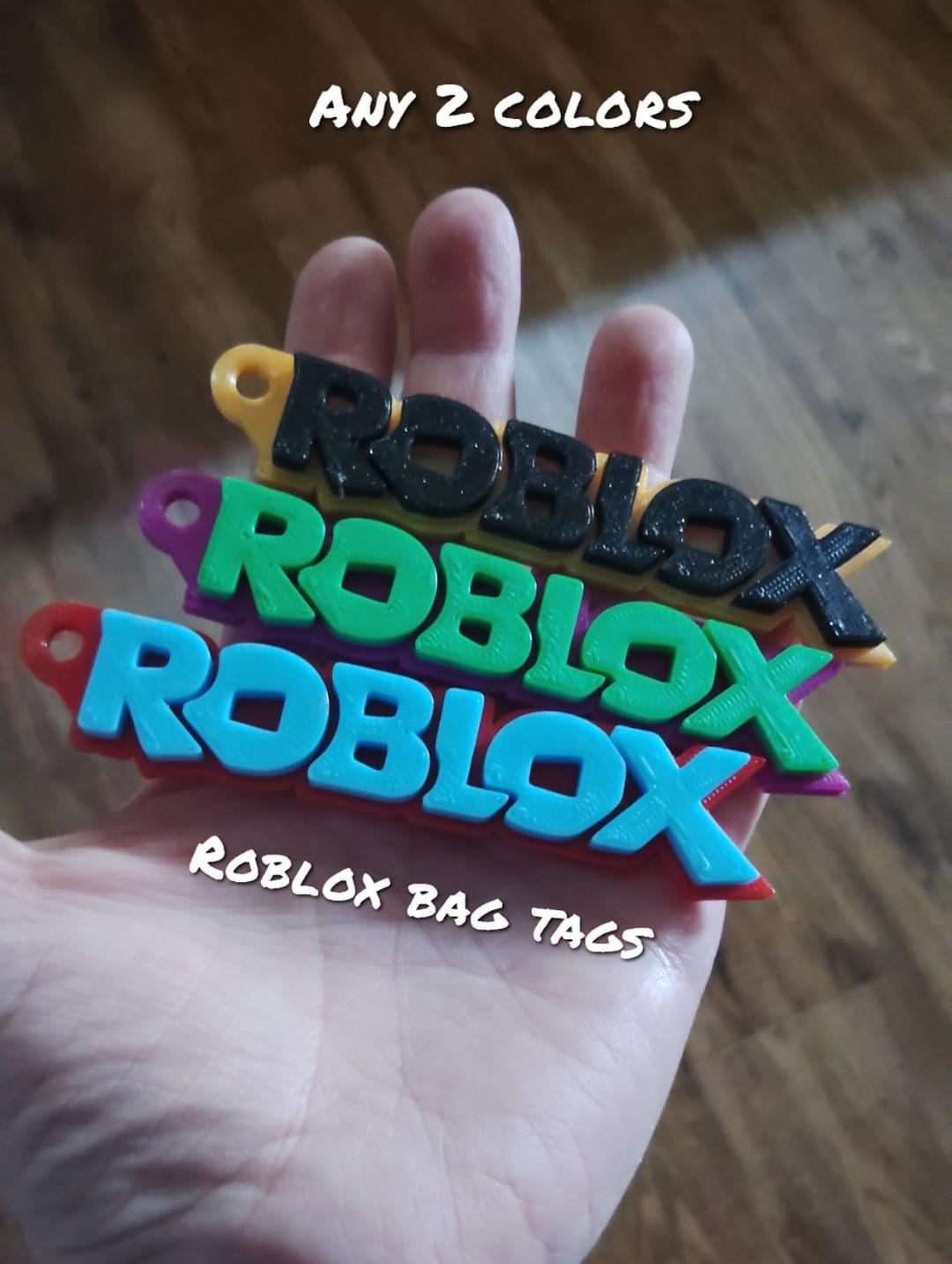 Roblox Logo Keychain Party Favors/ Party Decor/ Bag Tags / Gifts - Etsy