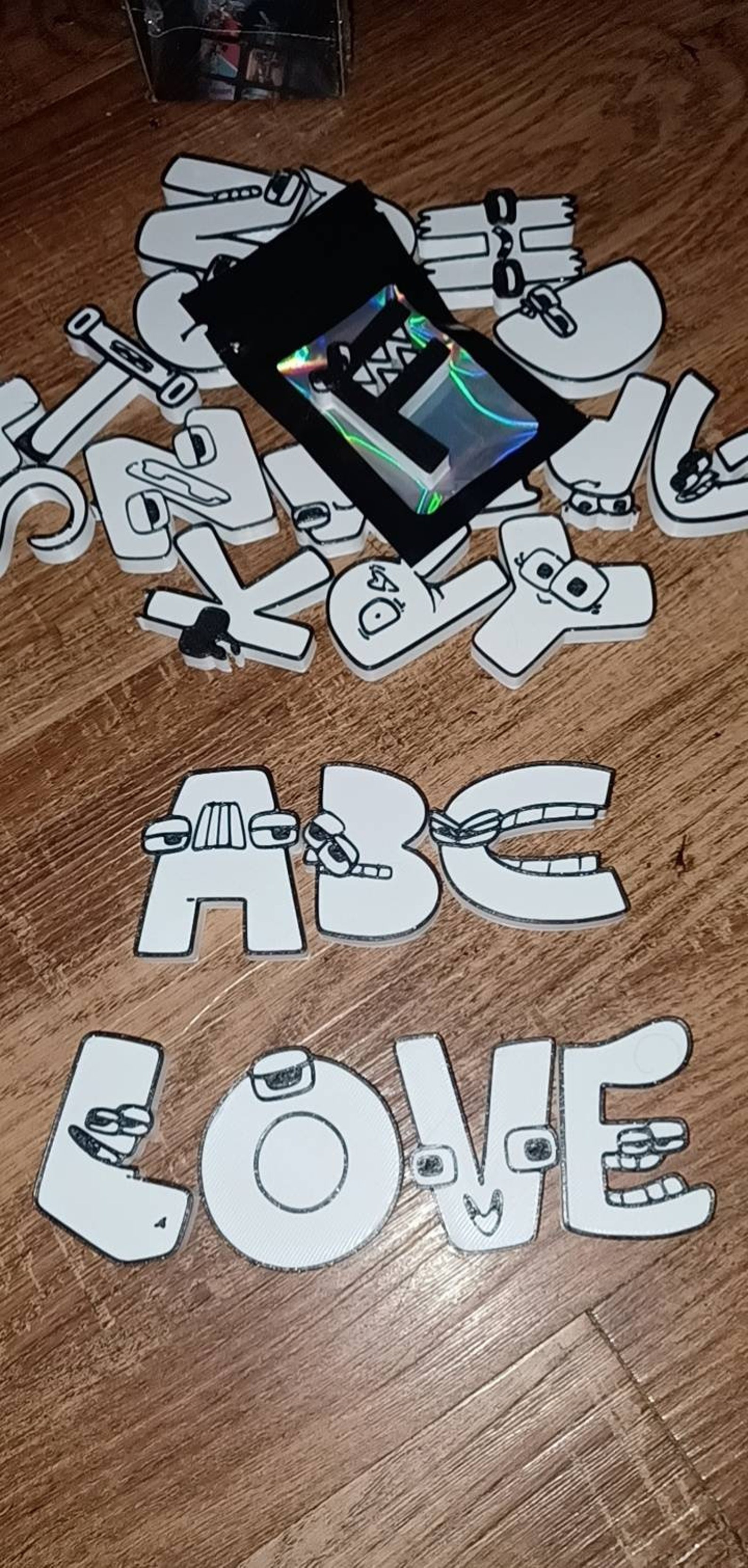 Alphabet Letter Characters for Learning/pretend Play/ - Etsy