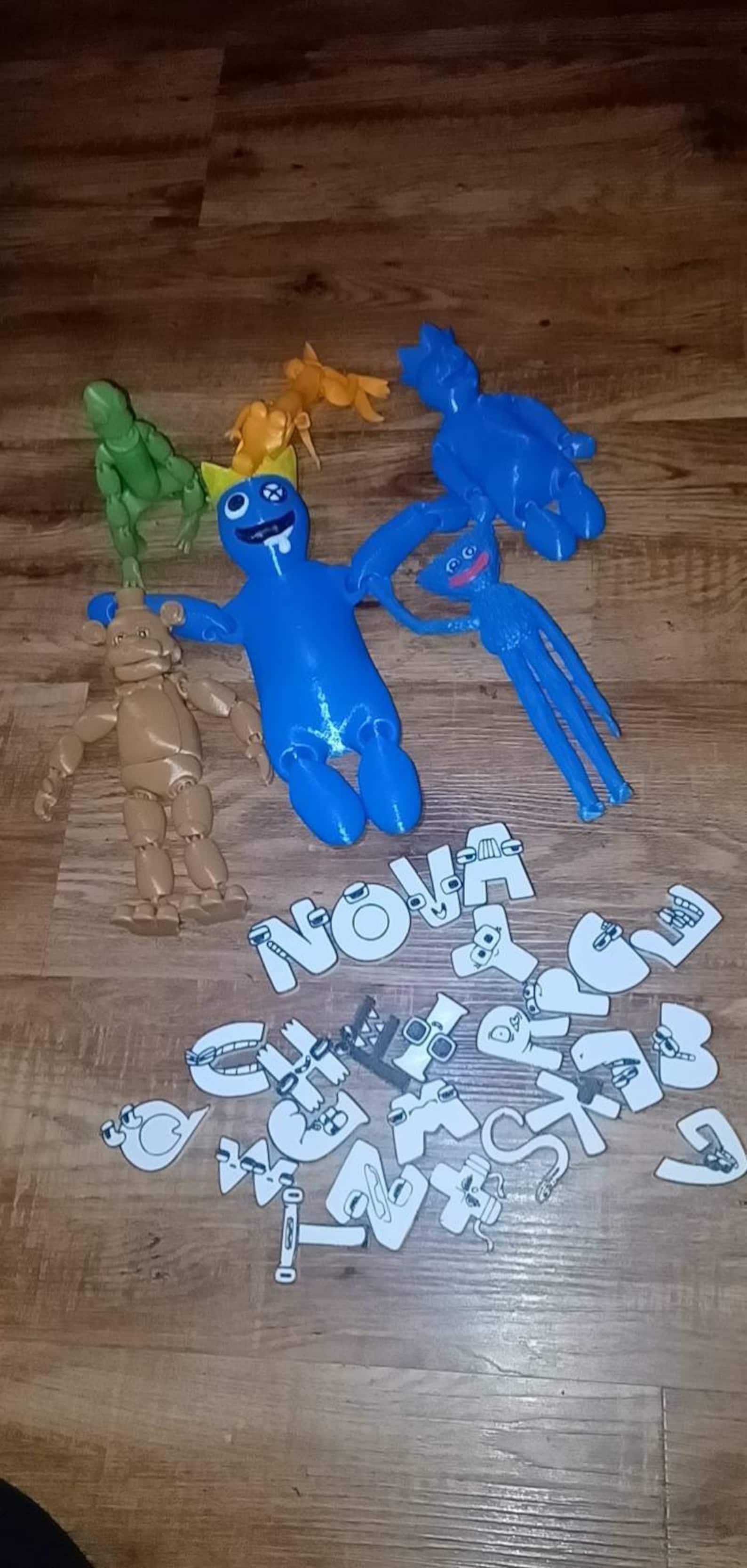 Alphabet Letter Characters for Learning/pretend Play/ - Etsy