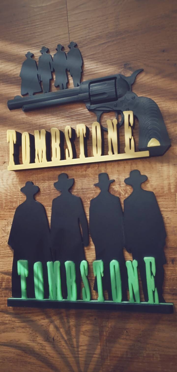 Tombstone Movie Silhouette